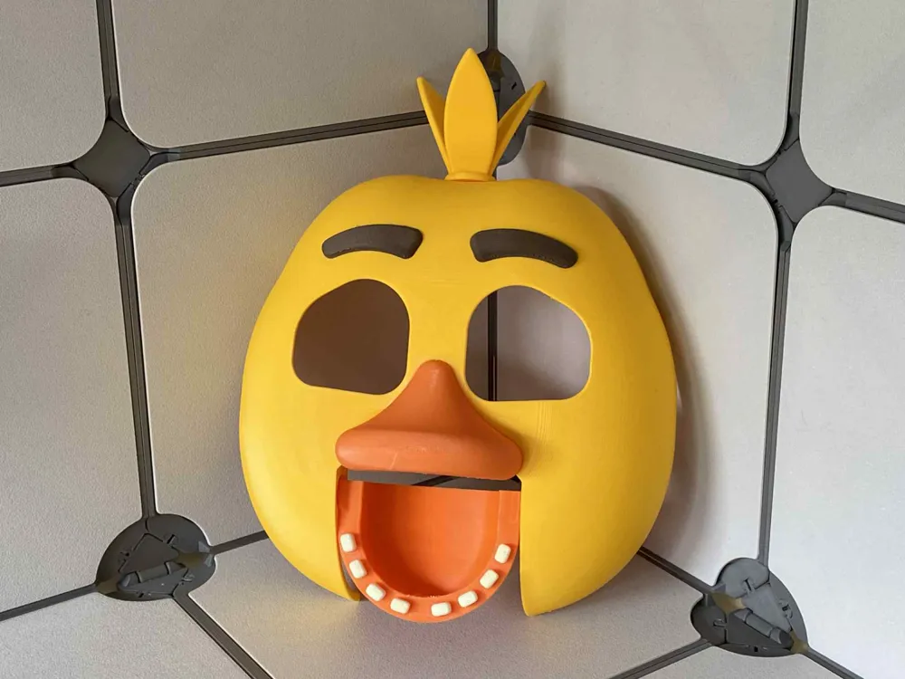 Chica Mask - FNAF - Free 3D Print Model - MakerWorld