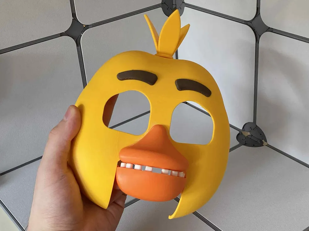 Chica Mask - FNAF - Free 3D Print Model - MakerWorld
