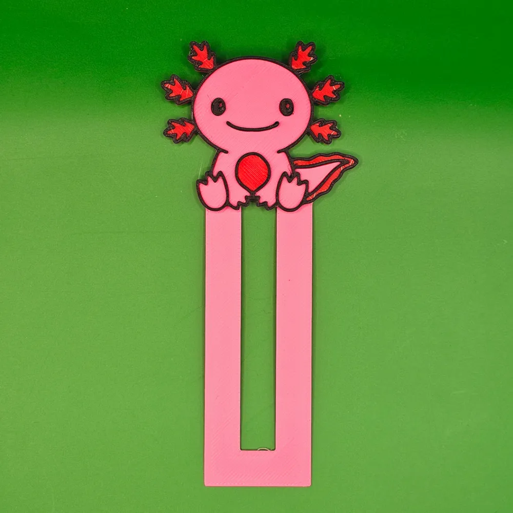 AXOLOTL - BOOKMARK by 3DSloth97 MakerWorld: Download Free 3D Models