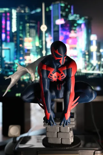 Spider-Man 2099 Figurine Model by 脚皮鱿鱼丝 MakerWorld: Download Free 3D Models