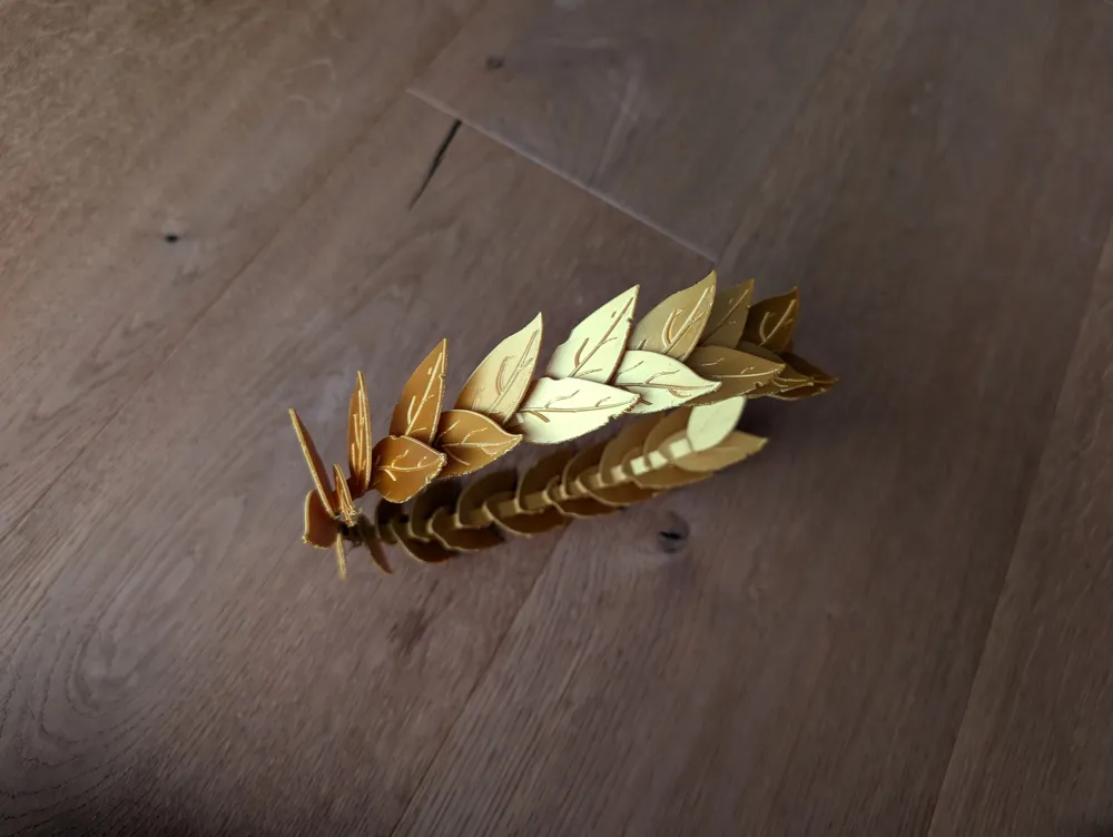 Roman Laurel Wreath by Fran Gaur MakerWorld: Download Free 3D Models