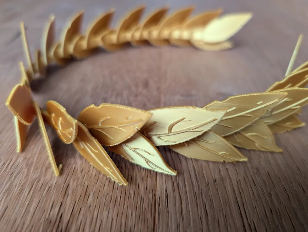 Roman Laurel Wreath by Fran Gaur MakerWorld: Download Free 3D Models