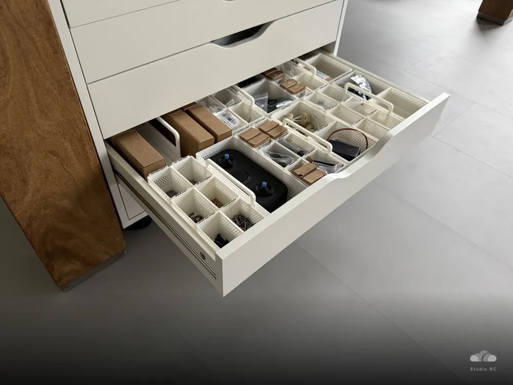 Modular IKEA ALEX Drawer Organizer - Free 3D Print Model - MakerWorld