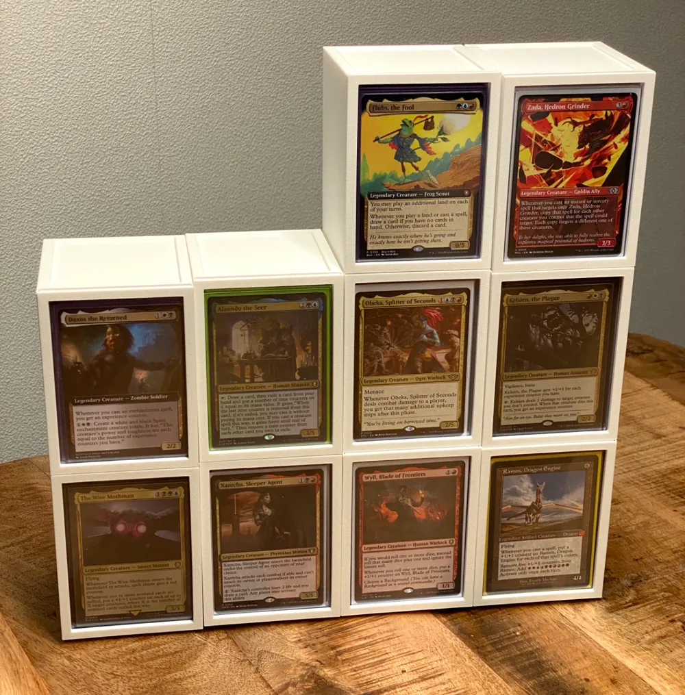Compact MTG Commander Deckbox with Showcase by ChappIO MakerWorld ...