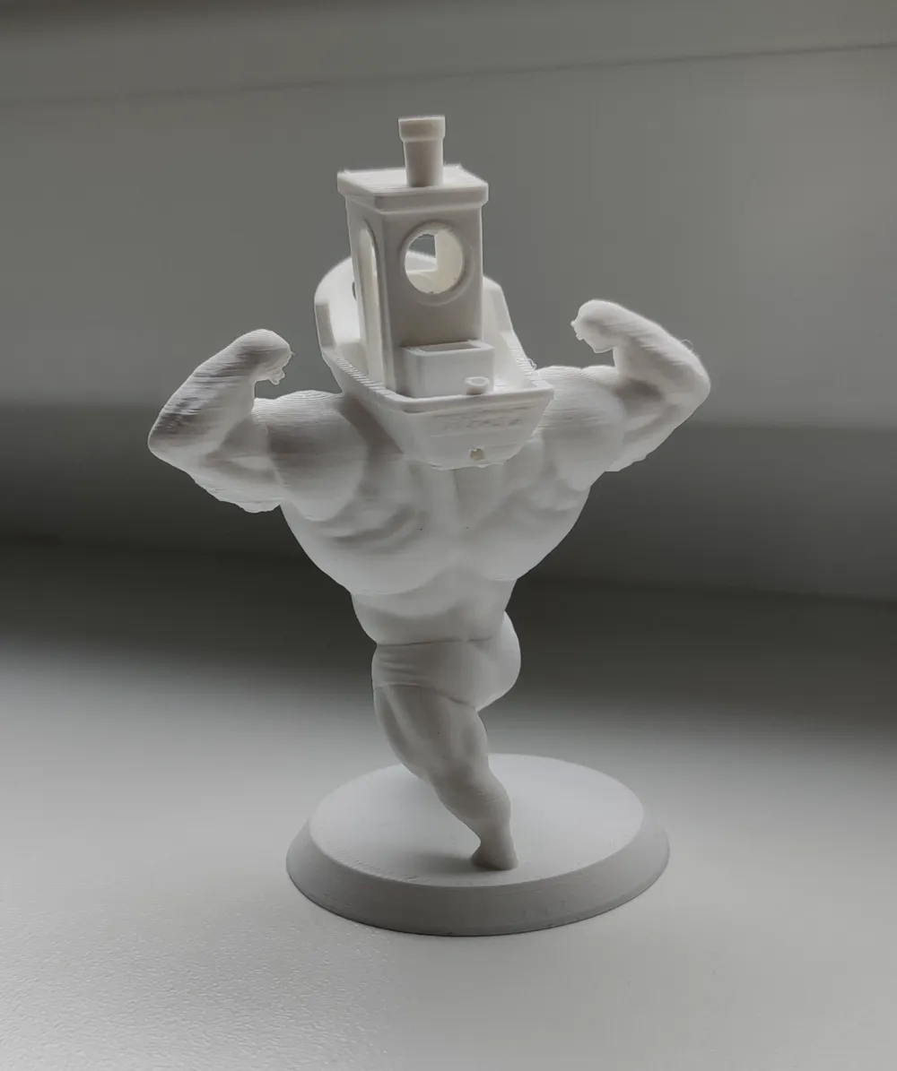 Buff Benchy - the ultra swole 3D printing torture-test, scaled down ...