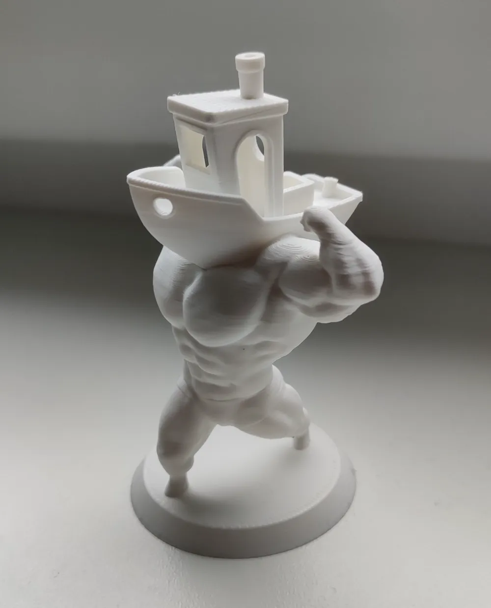 Buff Benchy - the ultra swole 3D printing torture-test, scaled down ...