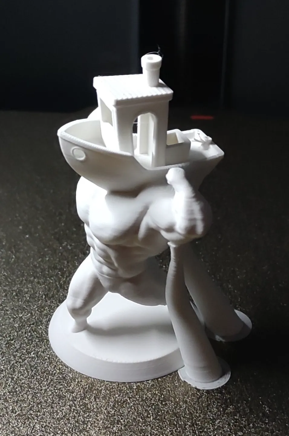 Buff Benchy - the ultra swole 3D printing torture-test, scaled down ...