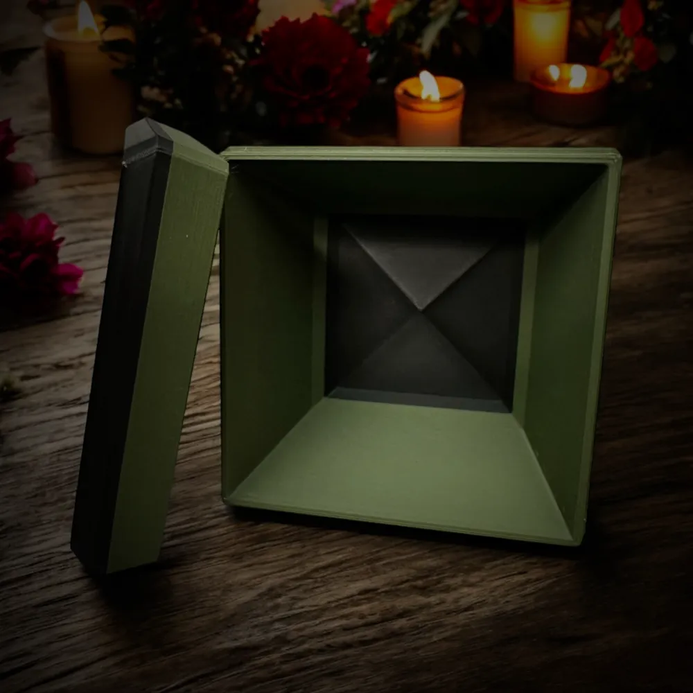 Ram Skull Floral Pinch Box by Boodl3D - MakerWorld