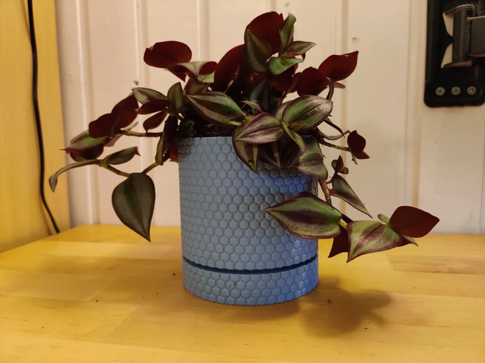 Honeycomb Planter with drip tray Remixed by luro02 - MakerWorld