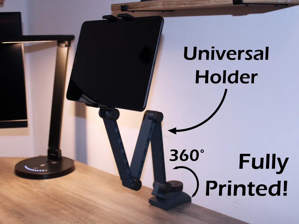 Mechanical Arm Holder Stand for Tablet/Phone by Franken 3D MakerWorld ...