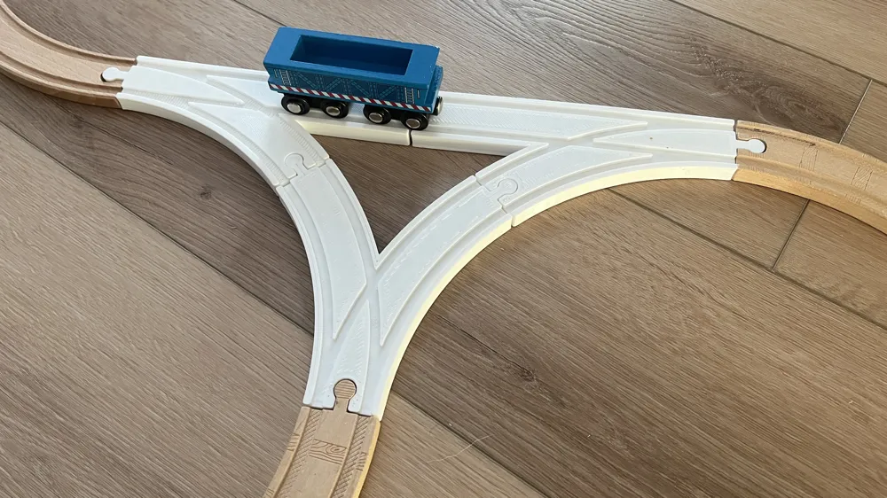 Brio, Ikea, Lidl intersección en T curva - Modelo de impresión 3D ...