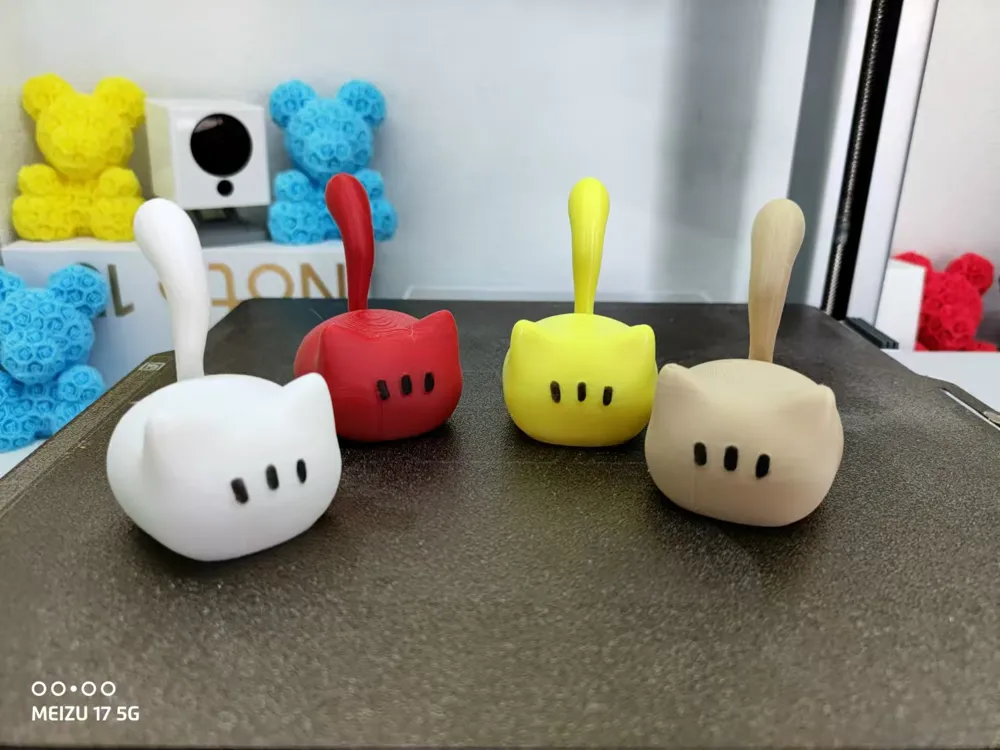 Simple Cat Figurine by 老程3D设计 - MakerWorld