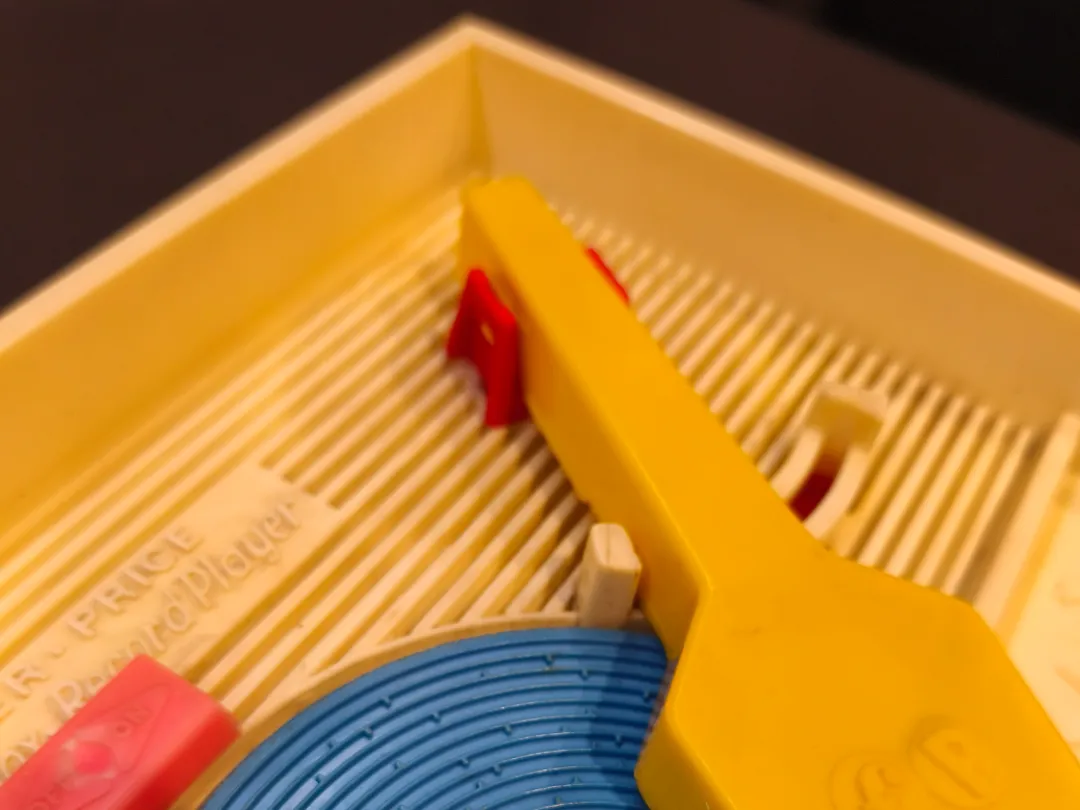 Fisher-Price Music Box Record Player tone-arm - Free 3D Print Model ...