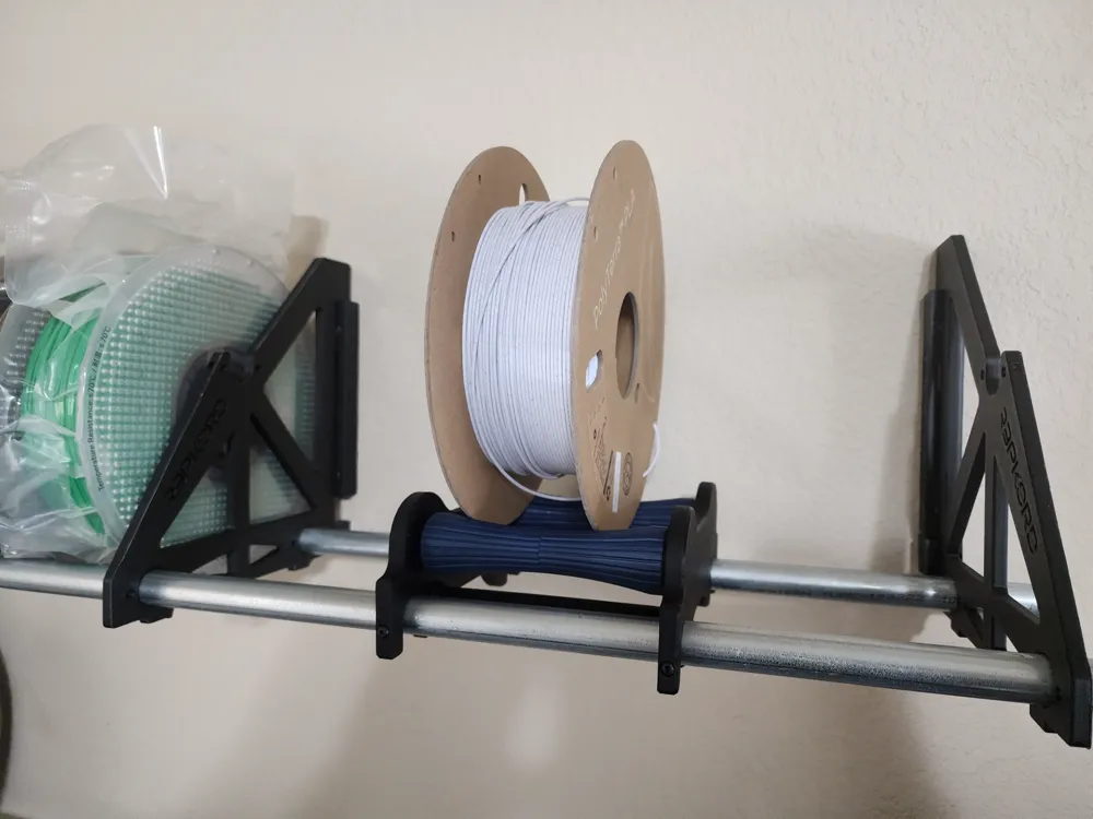 Self-Centering Filament Spool Holder for RepRack Remixed by jaminv ...