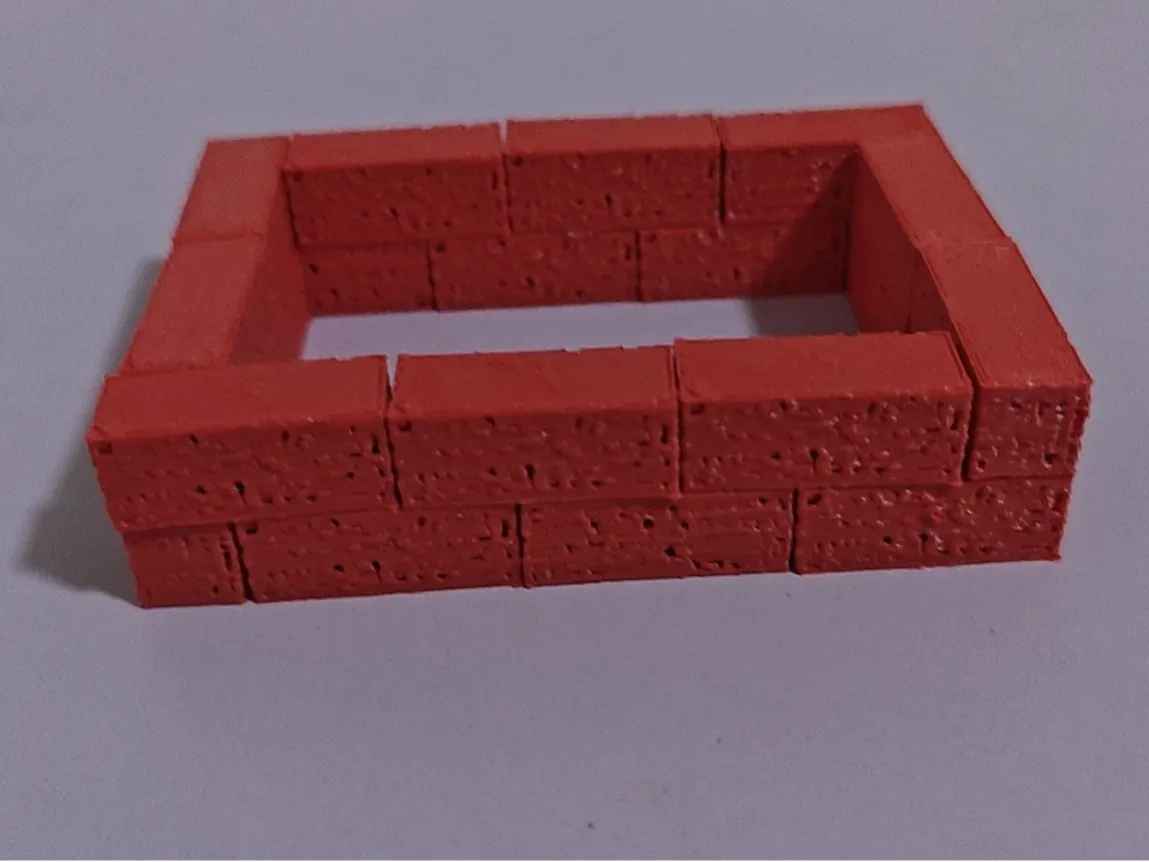 Rectangular brick, brick, red brick by 嘟嘟 - MakerWorld
