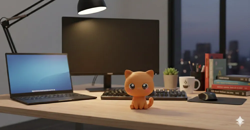 Chibi Cat Figure - Free 3D Print Model - MakerWorld