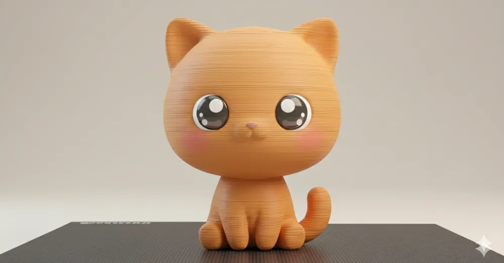 Chibi Cat Figure - Free 3D Print Model - MakerWorld