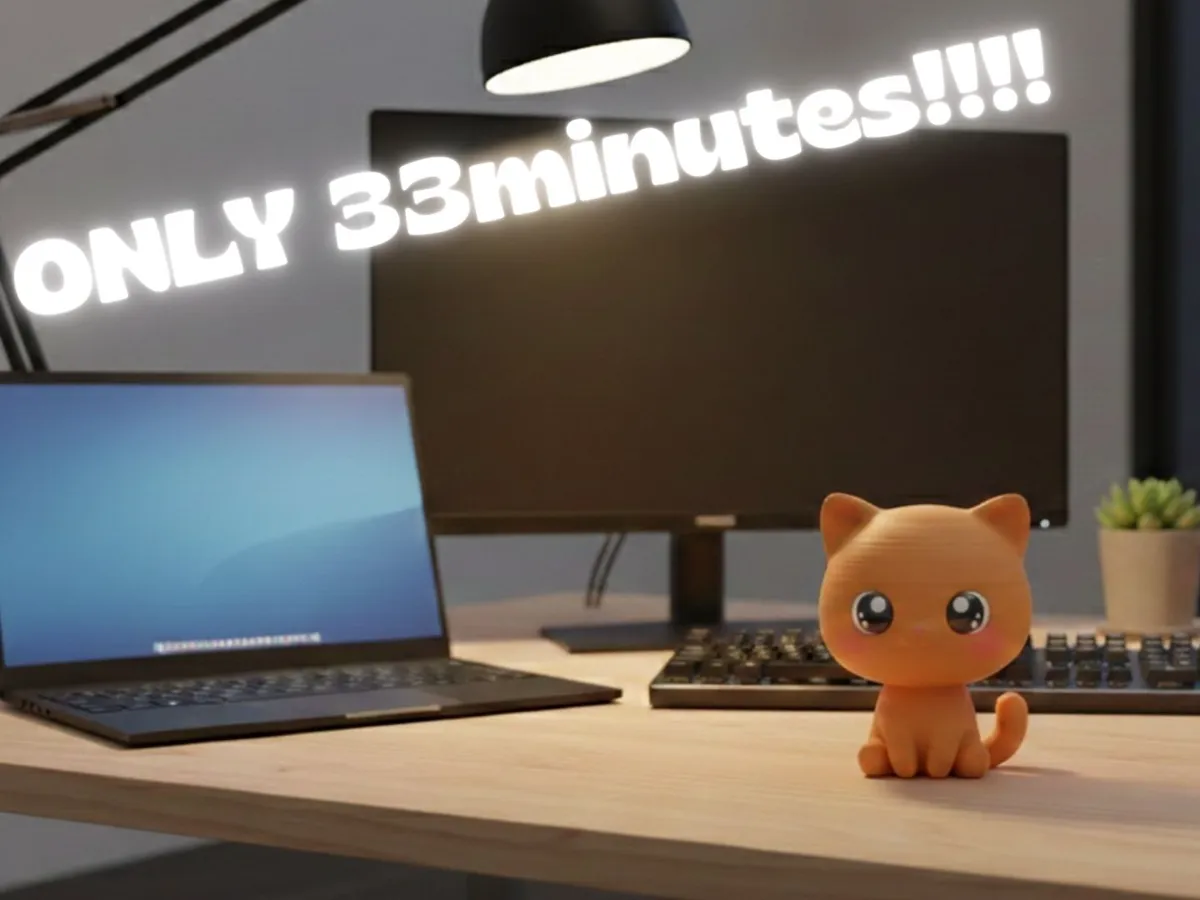 Chibi Cat Figure - Free 3D Print Model - MakerWorld