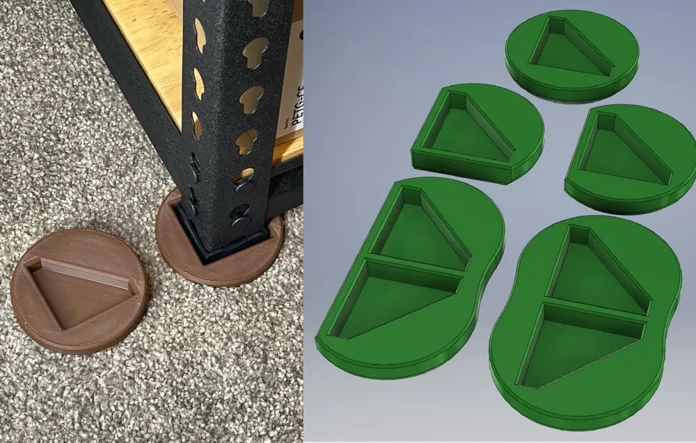 Carpet Savers for Shelving Units by KYZ Design - MakerWorld