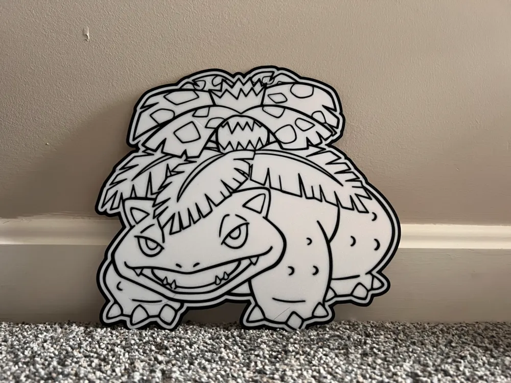 Pokemon - 0003 Venusaur LED Lamp by BeeTee 3D - MakerWorld