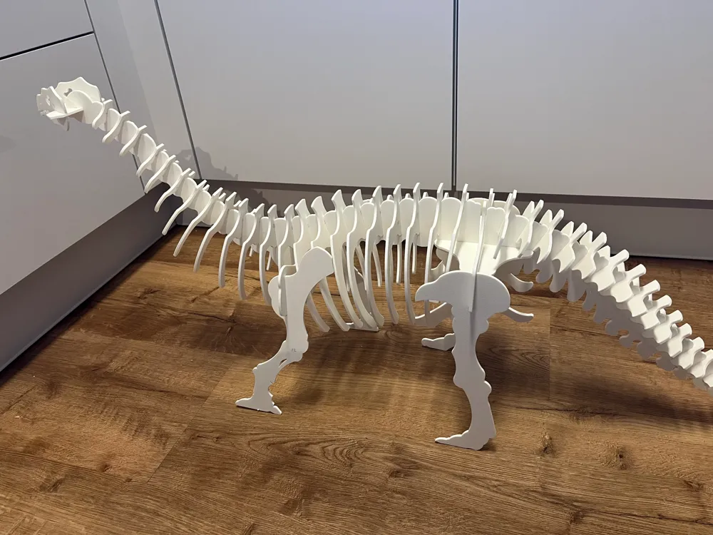 Brontosaurus 3D Puzzle - Free 3D Print Model - MakerWorld