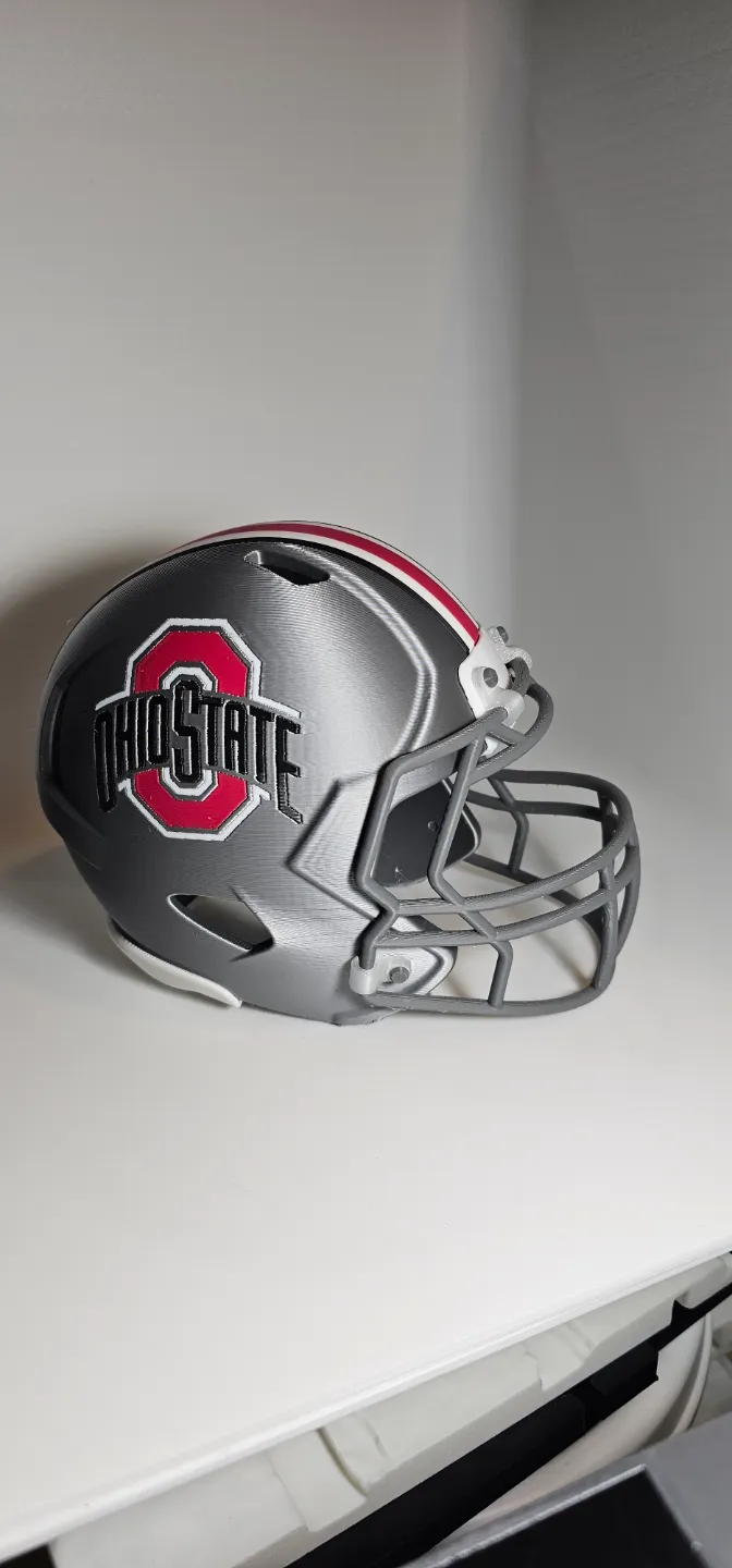Ohio State Buckeyes Football Helmet - Free 3D Print Model - MakerWorld