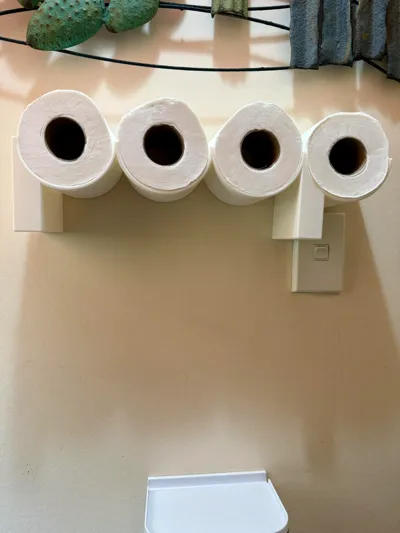 POOP Toilet Roll Holder Shelf by Faran3D MakerWorld: Download Free 3D ...