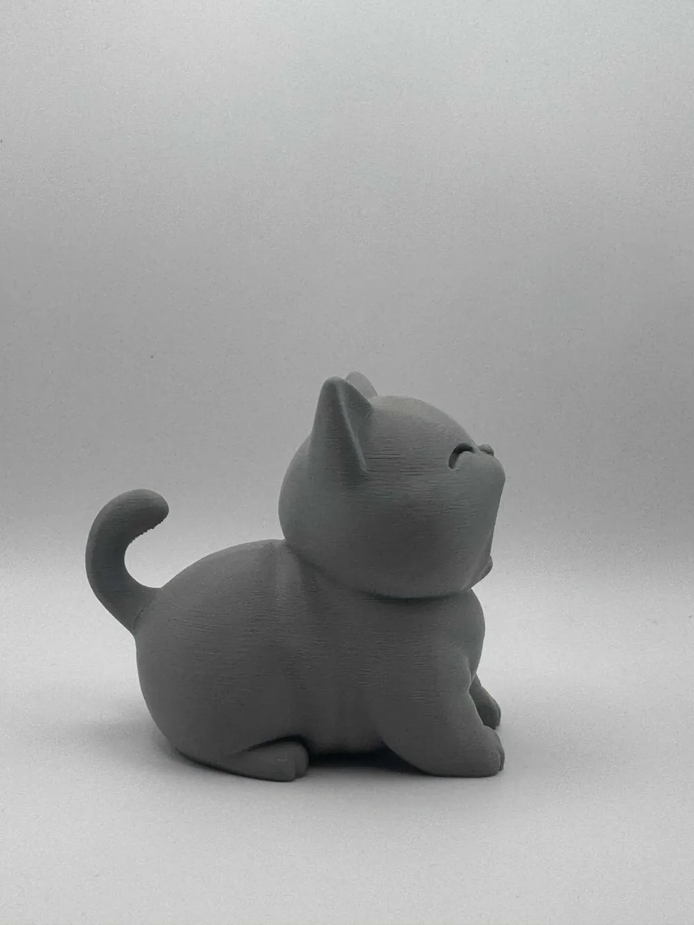 Yawning Cat – Chubby Chibi Figurine by humilak MakerWorld: Download ...
