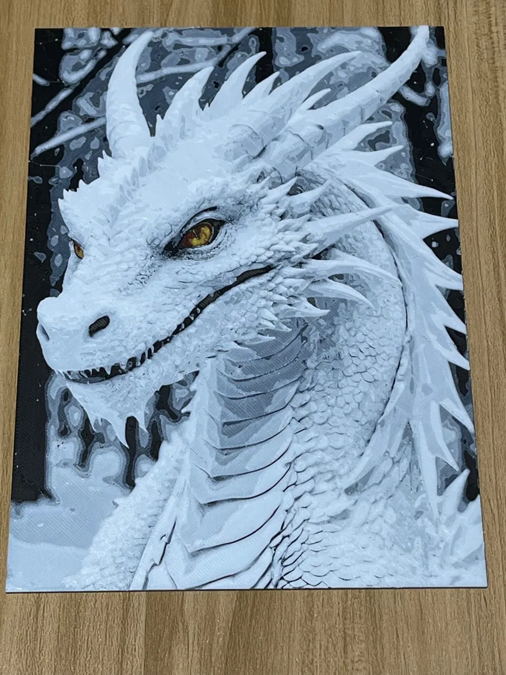 Dragon Series #3 Hueforge by FantasyZ MakerWorld: Download Free 3D Models