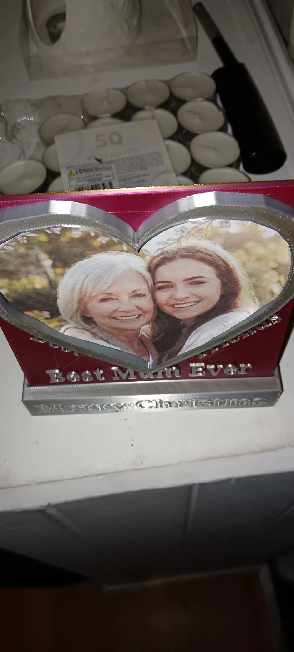 Christmas Gift Photo Frame with Slot-In Stand - Free 3D Print Model ...