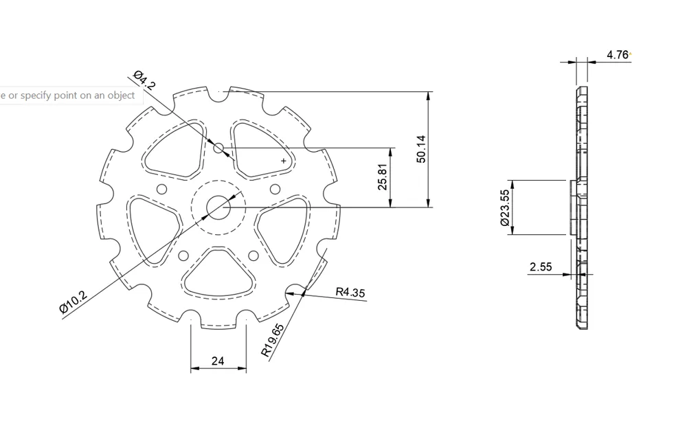 Tank track link and drive sprocket by bowser MakerWorld: Download Free ...