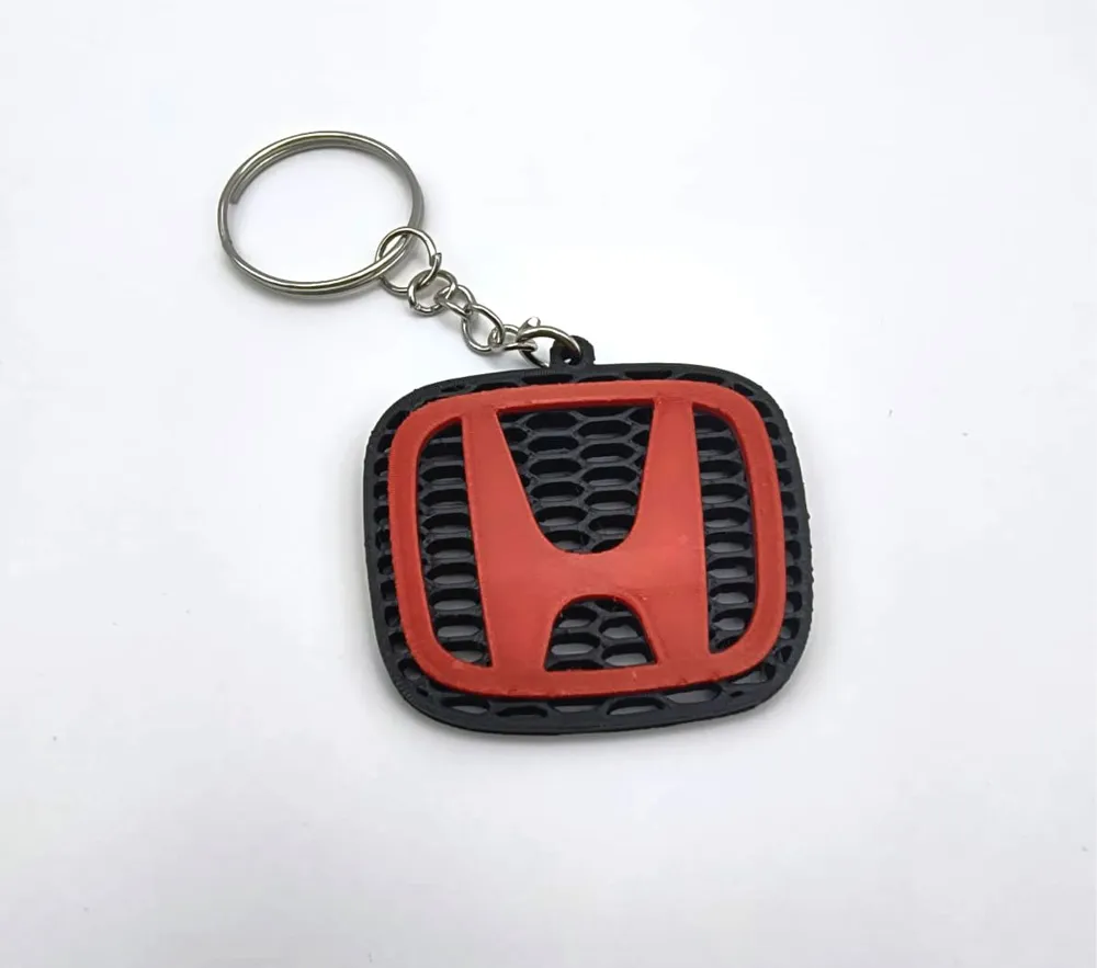 Honda logo keychain - Free 3D Print Model - MakerWorld