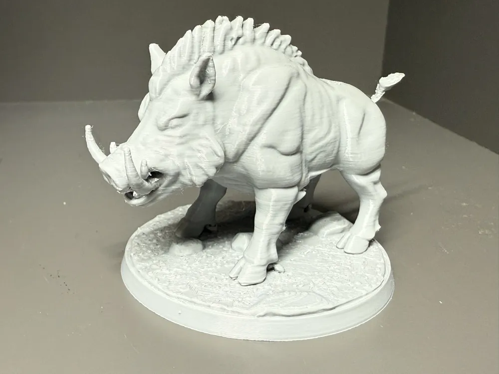 giant boar for dungeons and dragons DND by Mysstra hueforge 3Dart ...