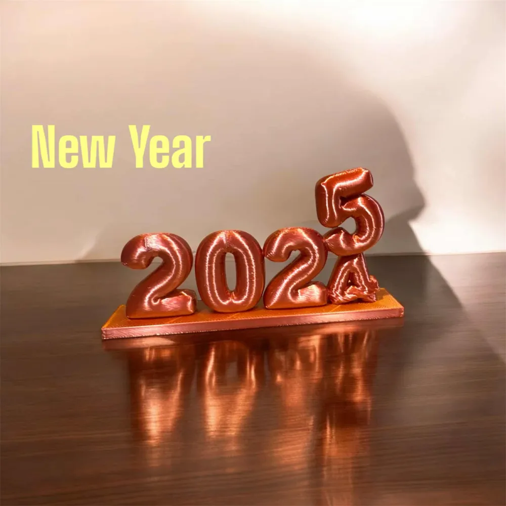 New Year inflatable 2025 text by Jalu - MakerWorld