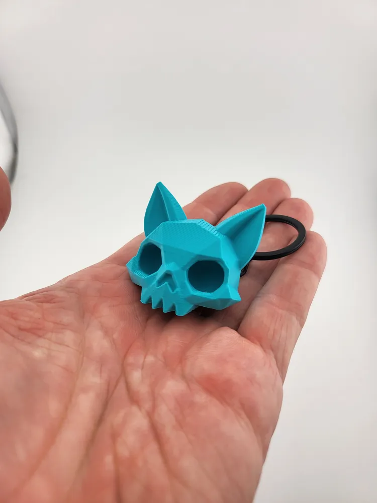 skull cat decor key game room by Mad power MakerWorld: Download Free 3D ...