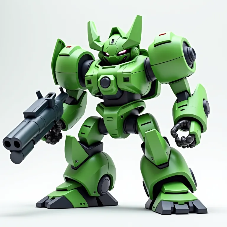 Green mech (shotgun) - Free 3D Print Model - MakerWorld