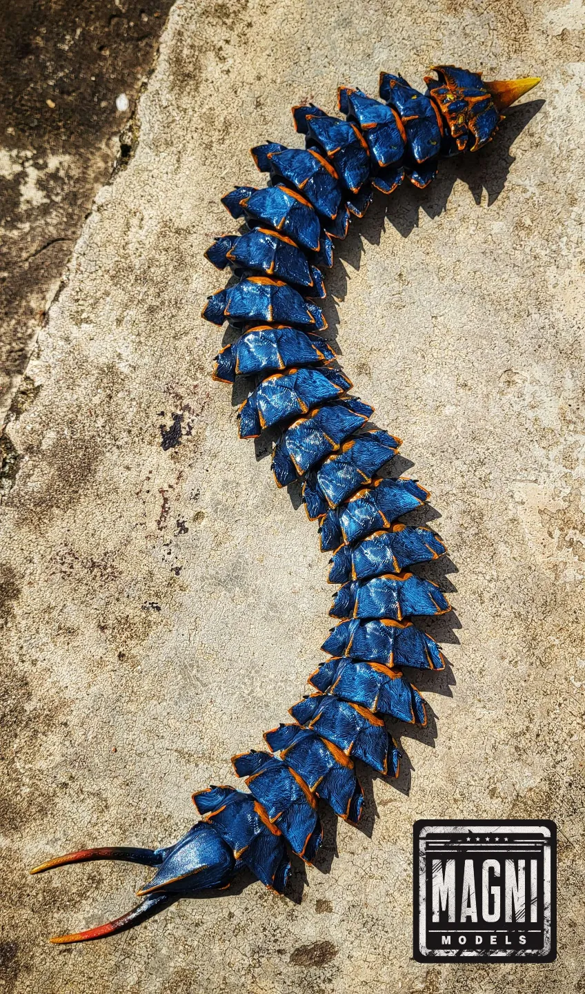 Articulated Ice Worm Leviathan - Subnautica - Free 3D Print Model ...