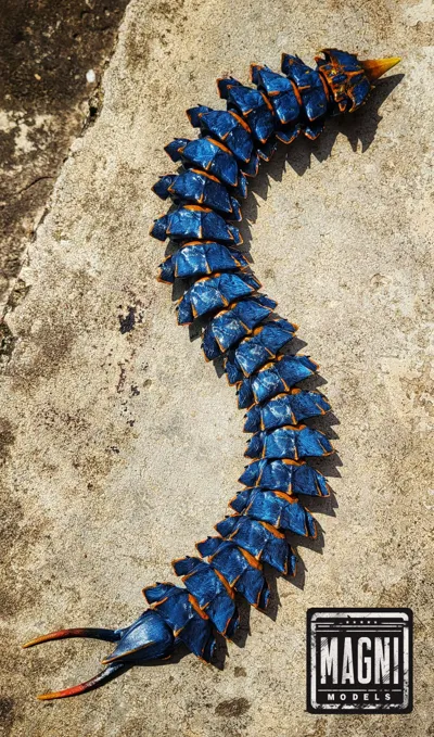 Articulated Ice Worm Leviathan - Subnautica by MagniModels MakerWorld ...