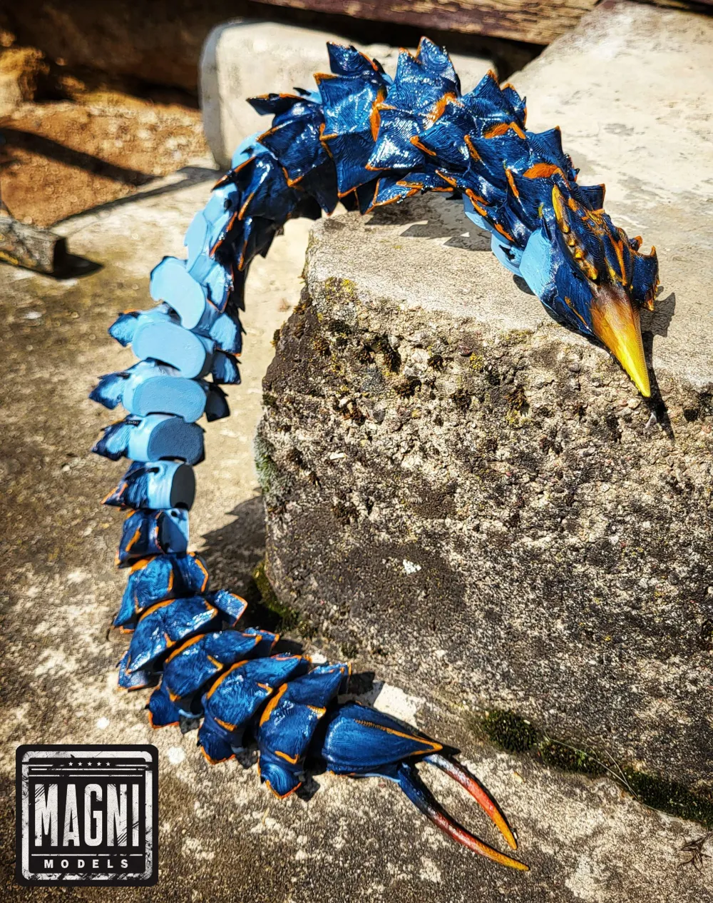 Articulated Ice Worm Leviathan - Subnautica by MagniModels - MakerWorld