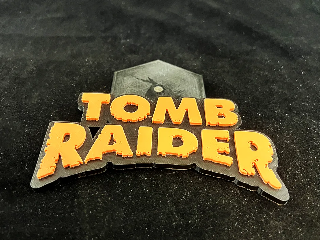 Gaming Logos - Tomb Raider Classic - Free 3D Print Model - MakerWorld