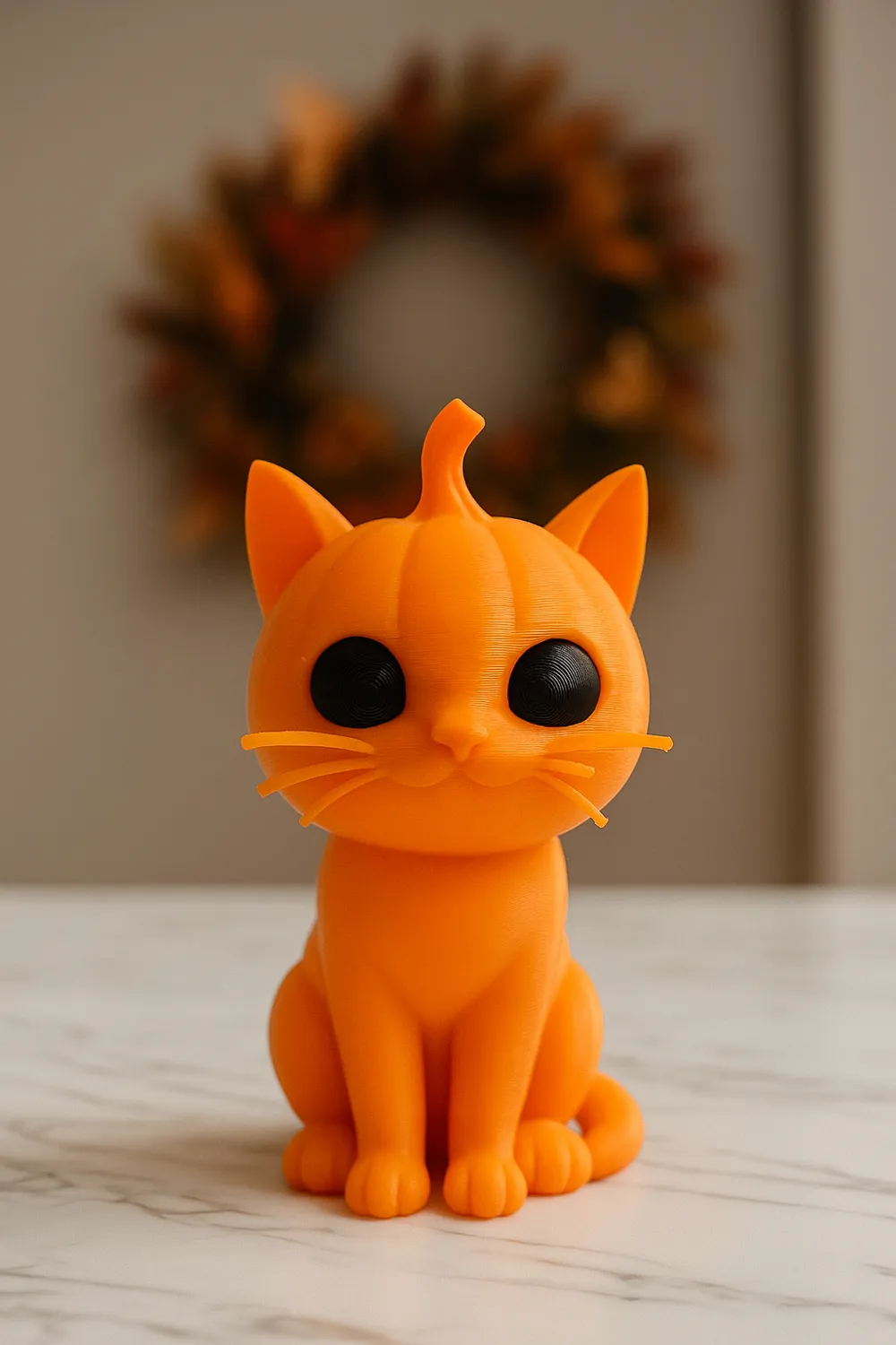 Cute Pumpkin Cat by WoodquarterLabs MakerWorld: Download Free 3D Models