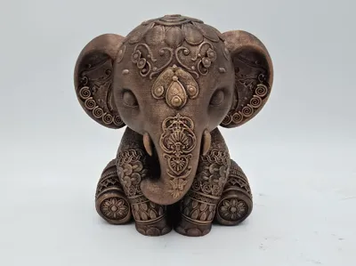 Julius the elephant. A study by dubmehard - MakerWorld