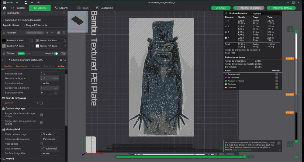 Mr Babadook (HueForge) by grecdel - MakerWorld