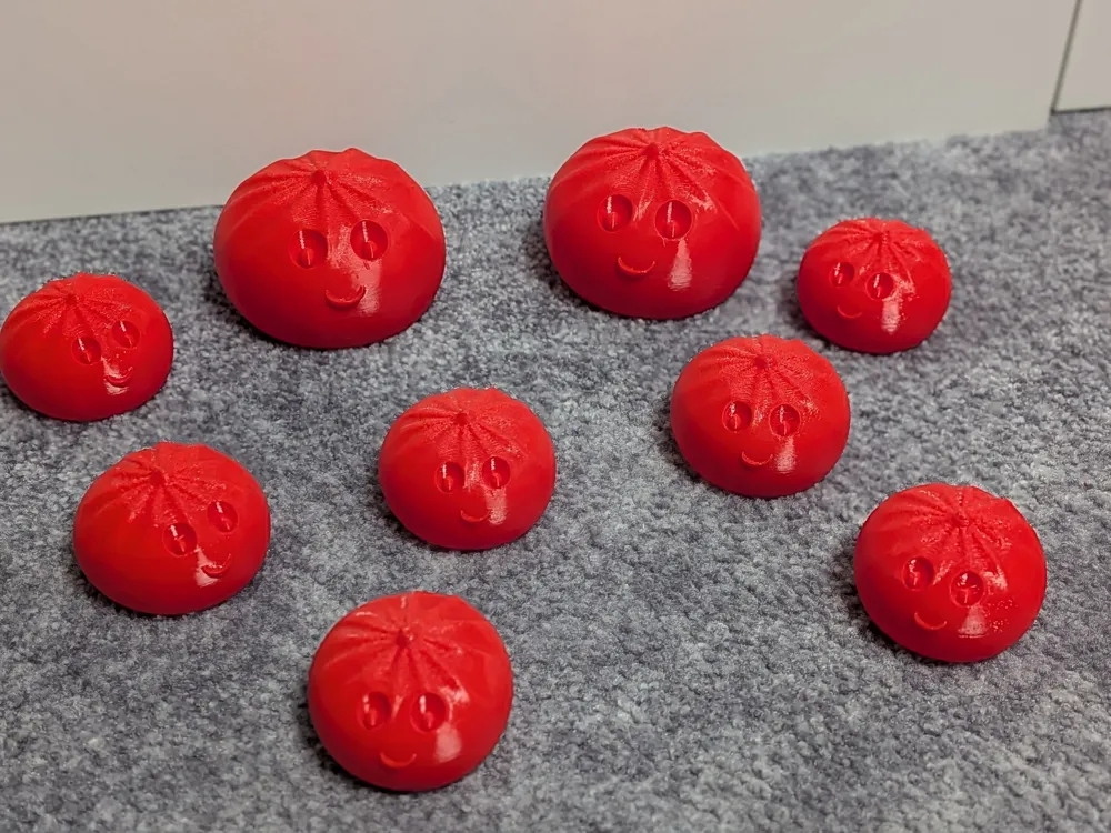 Indestructible TPU Anti-Stress Bao Dumpling - Free 3D Print Model ...