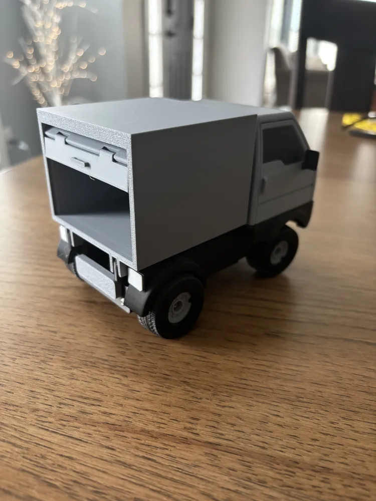 CyberBrick Truck Delivery Back (roll up door) by user_2711942270 ...