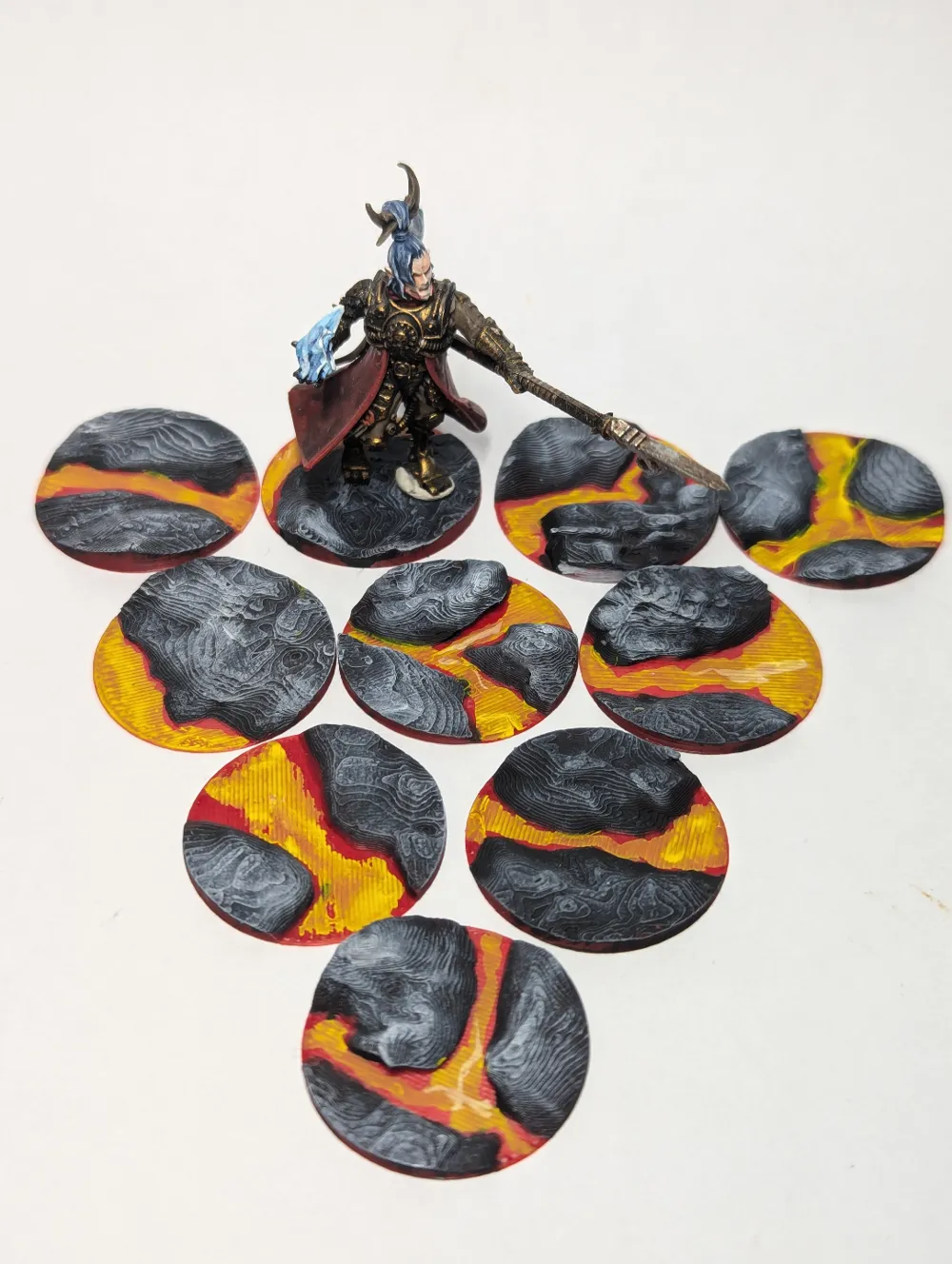 Base Topper 28mm 32mm Lava - Warhammer 40k DnD AoS by DaChemika ...