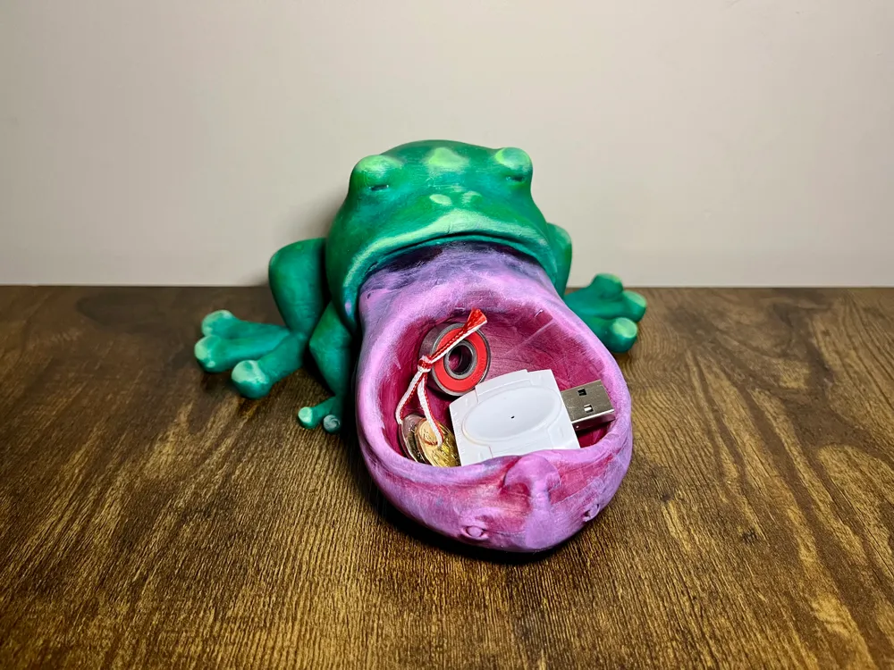 Cursed Frog Trinket Dish by Clayott3D MakerWorld: Download Free 3D Models