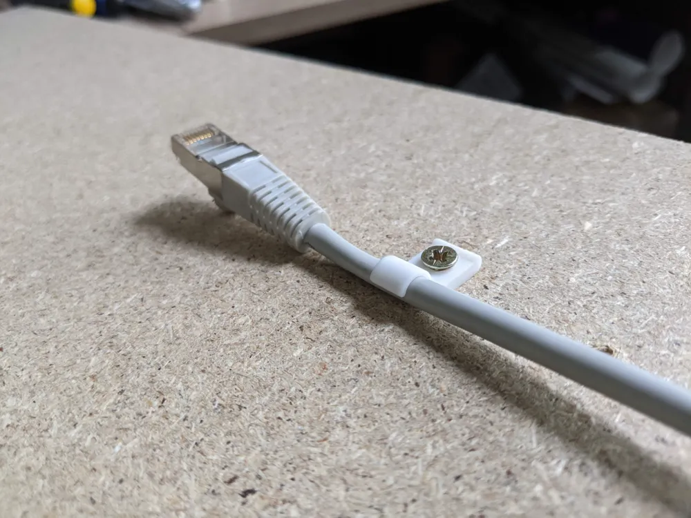 Snap-in cable clamp / clip by richienko - MakerWorld