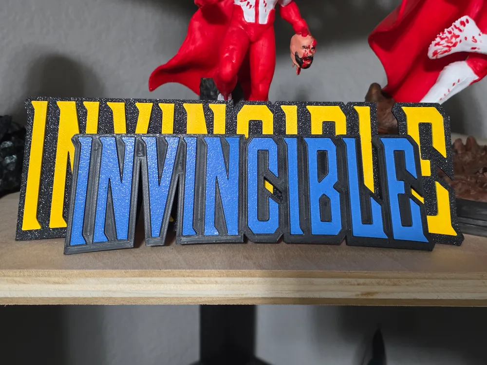 Invincible Logo by DMurr5050 MakerWorld: Download Free 3D Models