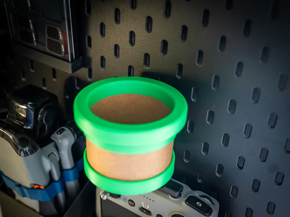 Ikea Skadis Mario cardboard spool pipe container by Anders3D - MakerWorld